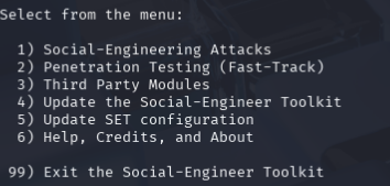 Setoolkit的使用（克隆站点钓鱼） | Loniner