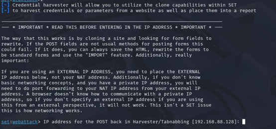 Setoolkit的使用（克隆站点钓鱼） | Loniner